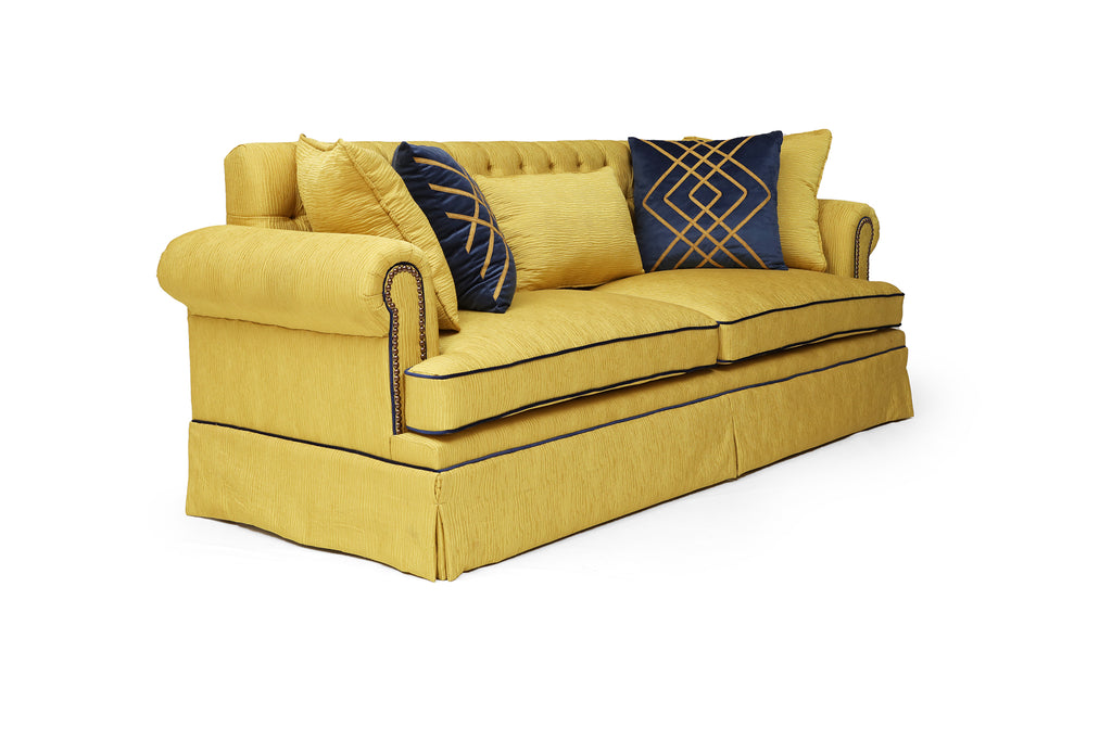 Traditional Slipcovered Roll Arm Sofa– Vintage Works